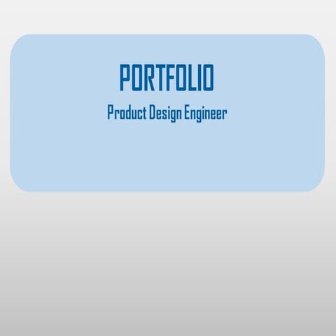 Mechanical Design Engineer_portfolio | PDF