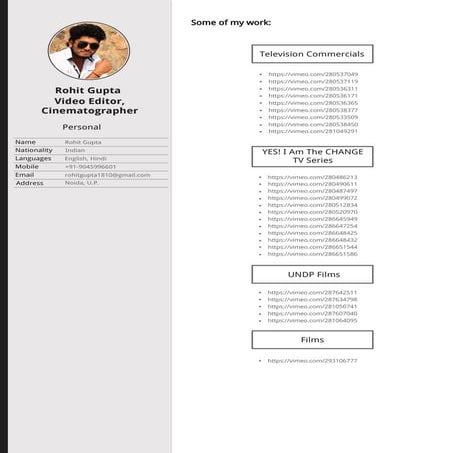Rohit Portfolio | PDF