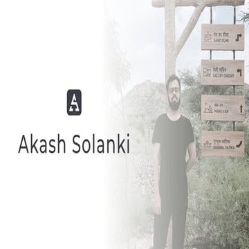 Akash Solanki Portfolio | PDF