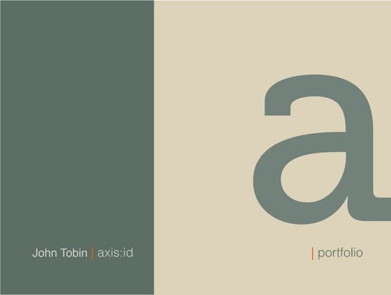 John Tobin presentations