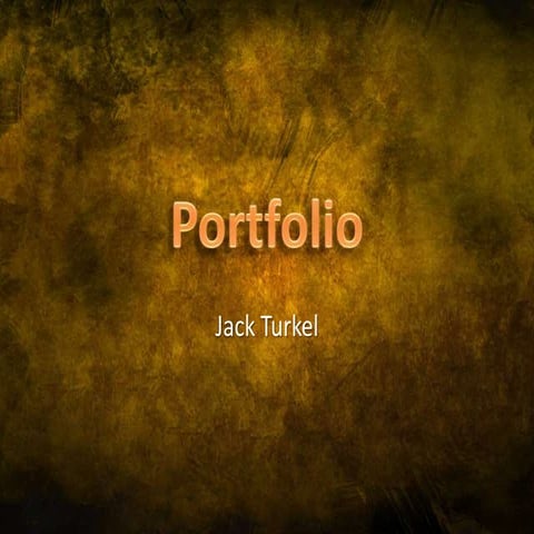 Photography Portfolio 2014 - Jack Turkel | PPTX