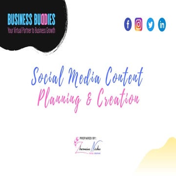 Social Media Content Planning | PDF