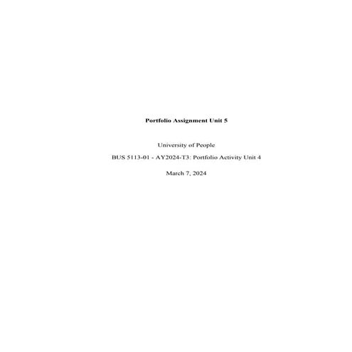 Portfolio Assignment Unit 5 - Organizational Communication.pdf