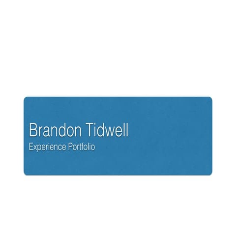 Experience Portfolio | PDF | Technology & Computing