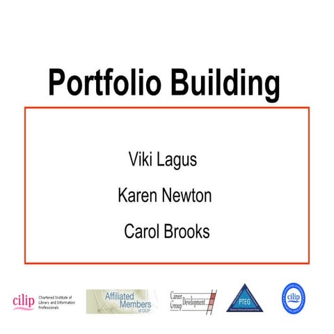 Portfolio Building | PPT
