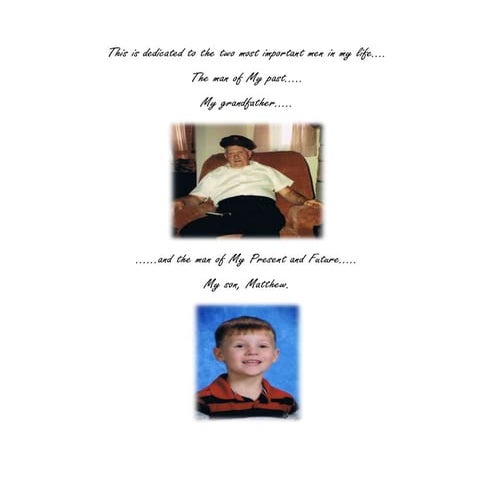 Portfolio Dedication Page | DOCX