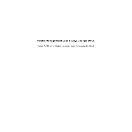 Public Management Case Study | PDF