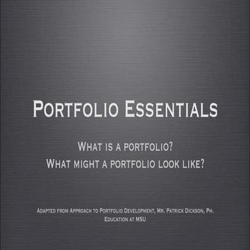 PORTFOLIO DAY- 1ST QUARTER 2025-2026.pptx