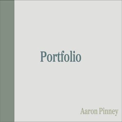 Graphic Design Portfolio Draft Aaron Pinney | PPT