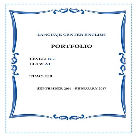 Portfolio English Pet Objetive | PDF