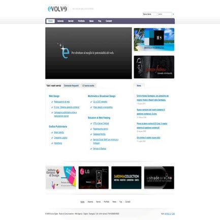Portfolio Evolve Digital - Studio di comunicazione Cagliari - 2010 | PPT