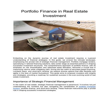 Portfolio Finance | PDF