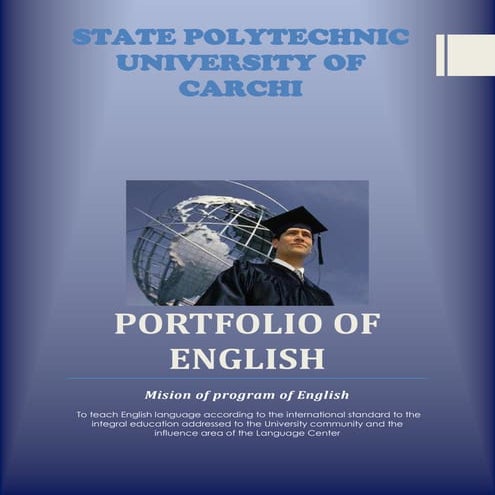 PORTFOLIO OF ENGLISH, LEVEL SIXTH | DOCX