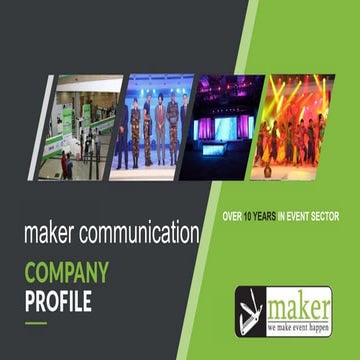 Event Management Company Profile | PPT
