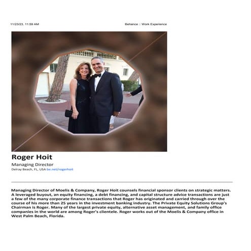 Portfolio of Roger Hoit | PDF