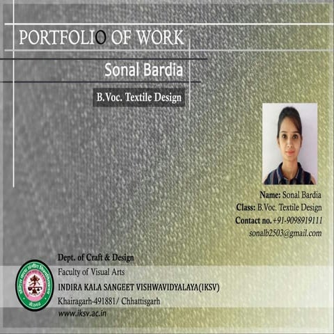 Portfolio of work | PDF