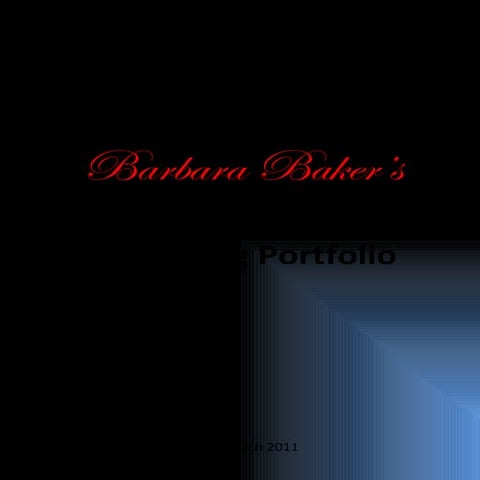 Portfolio part 1 | PPT