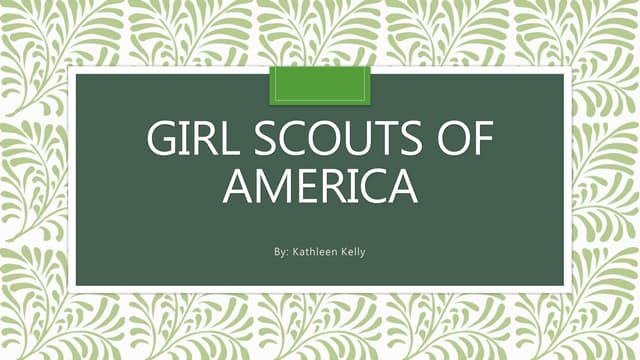 Five Basic Essentials in Girl Scouting.ppt