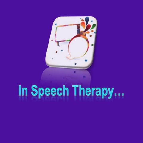 Portfolio powerpoint speech therapy | PPTX