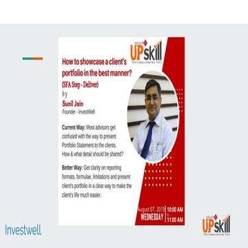 Financial Portfolio - Best way to Showcase your Client's Portfolio | PPT