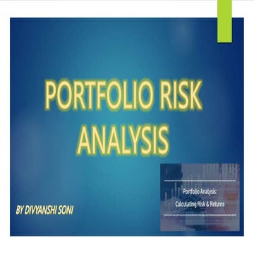 PORTFOLIO RISK ANALYSIS.pptx