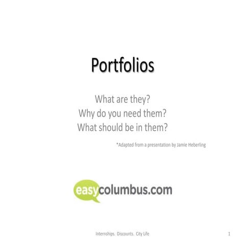 Portfolios | PPTX