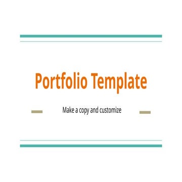 PORTFOLIO SAMPLE…….………………………………. …pptx | PPTX