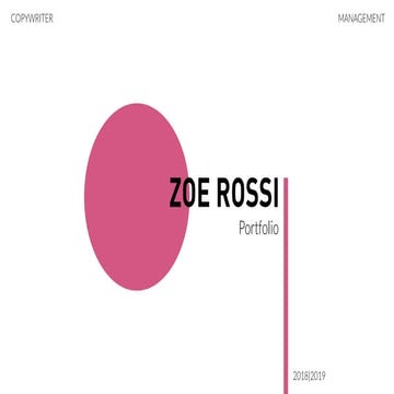 Portfolio Zoe Rossi Pdf 1569