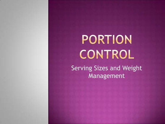 Chapter 1 - Food Selection | PPT