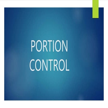 PORTION CONTROL.pptx