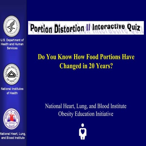 Portion Distortion - Quiz | PPT