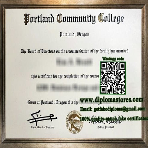 replica Portland Community College diploma | PDF