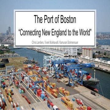 Port of boston | PPTX