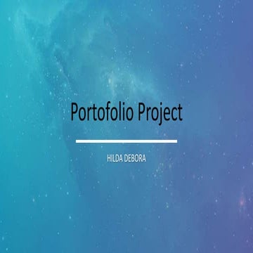 Portofolio project | PPT