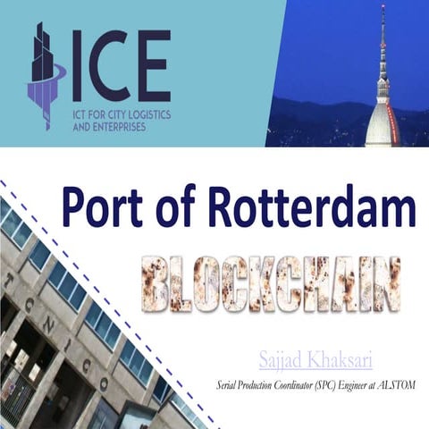 Port of rotterdam & Blockchain | PPT