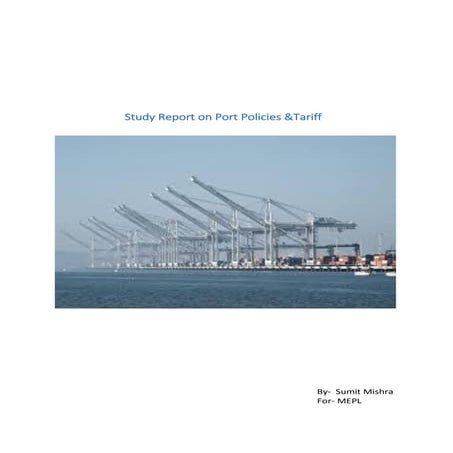 Port policies & traiff | PDF