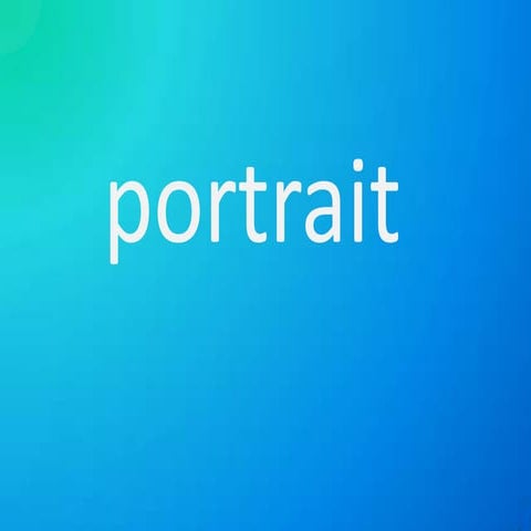 Portrait | PPT