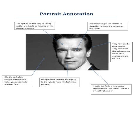 Portrait annotation | DOCX