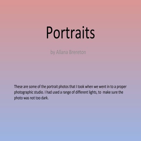 Portraits | ODP