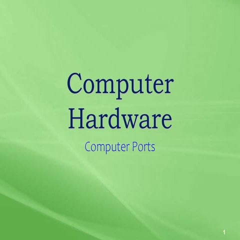 Ports1 Ppt