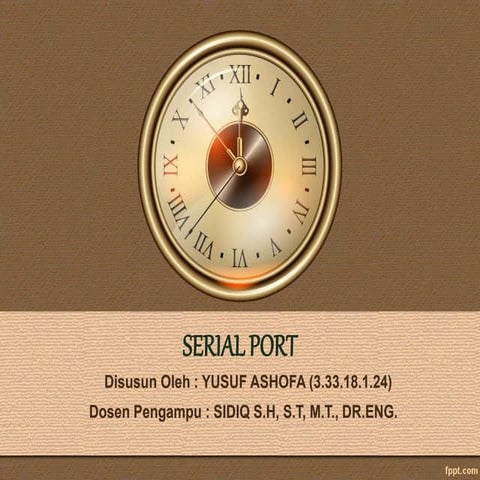 Port serial | PPT
