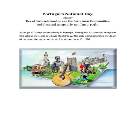 Portugal's National Day - june 10 | DOCX