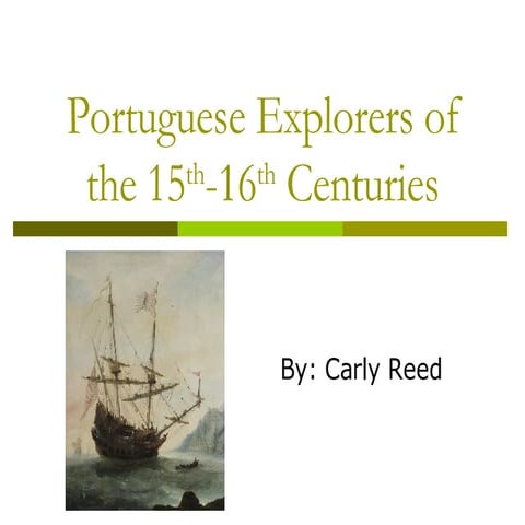 Portuguese Explorers | PPT