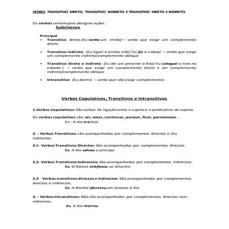 Predicativo do complemento direto | DOC