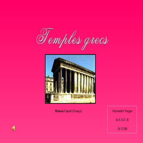 Porwerpoint Temples Grecs | PPT