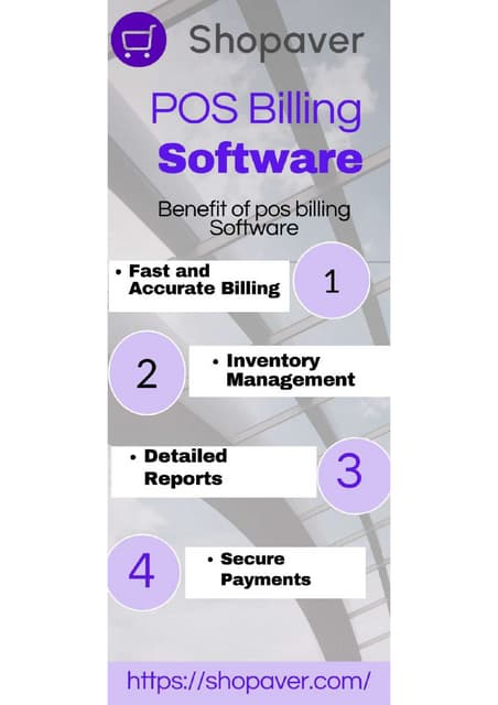 What is POS Billing Software and how its benefit. | PDF