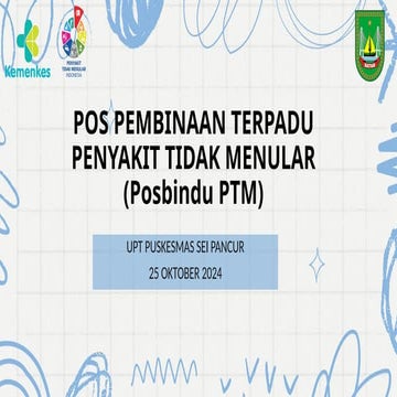 Pos Pembinaan Terpadu Penyakit Tidak Menular | PPT