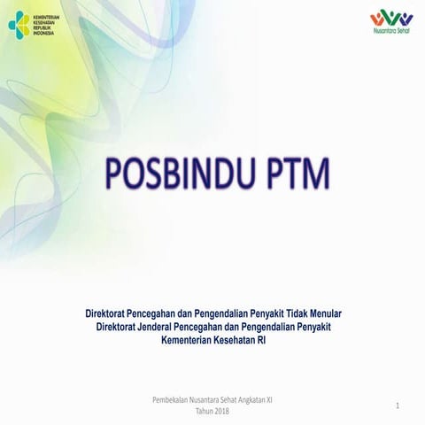 Posbindu ptm ns | PPTX