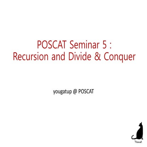 Poscat seminar 5 | PDF | Programming Languages | Computing
