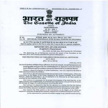 Posco act | PDF